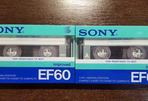Аудиокассеты sony EF 60 для музыки