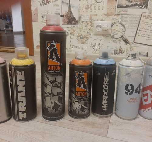 Балончик с краской для аэрографии