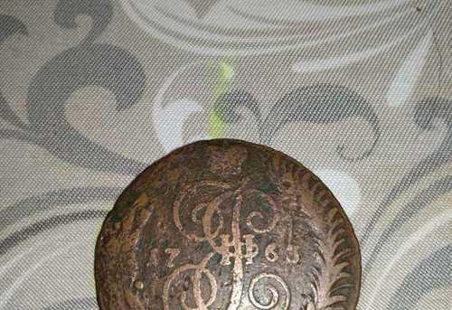 Российская монета 5 копеек 1763