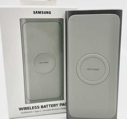 Powerbank Samsung 10000 с беспроводной зарядкой