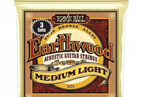 Ernie Ball 12-54 Earthwood 3003 3 sets (Новый)