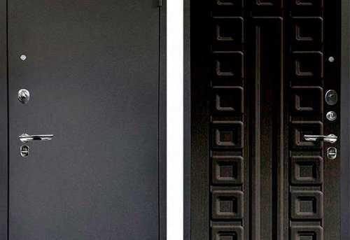 Дверь входная Аргус Люкс Про да-84 Чёрный шёлк 12м
