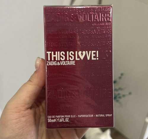 Парфюмерная вода Zadig&Voltaire This is Love