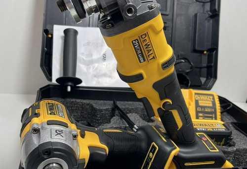 Гайковерт + болгарка аккумуляторный dewalt