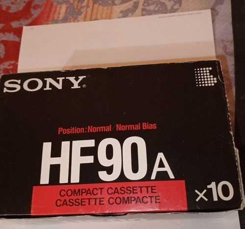 Аудиокассеты sony HF 90A