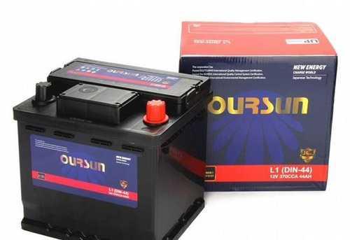 Аккумулятор oursun DIN L1R (DIN-44R)