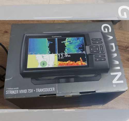 Эхолот garmin striker vivid 7sv с датчиком gt52