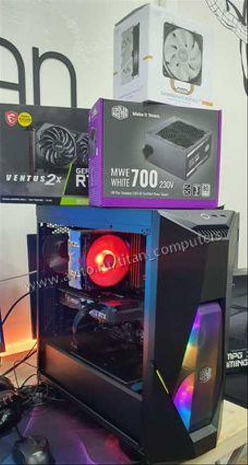 Мега игровая сборка i7 10700K + SSD + RTX 8Gb