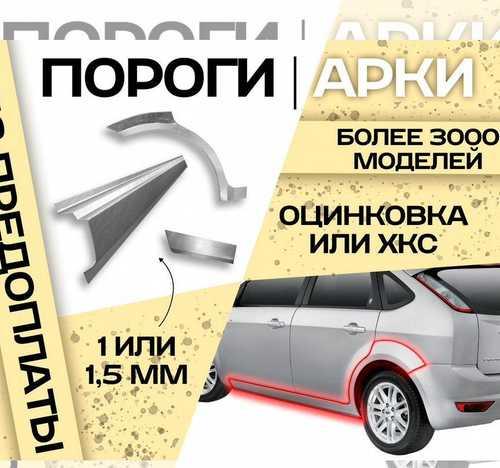 Пороги и арки на все авто Nissan Avenir W11 (1998—2005)