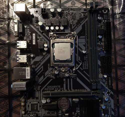 Intel core i3 9100f   gigabyte H310 s 2 2.0