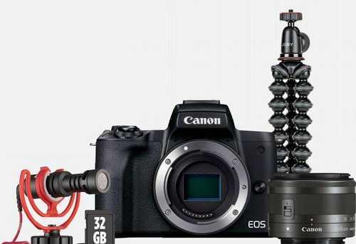 Canon EOS M50 II KIT 15-45 MM black (vlogger)