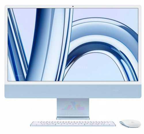 iMac 24 M3 (8/8cores) /8Gb/256Gb Blue (mqrc3)