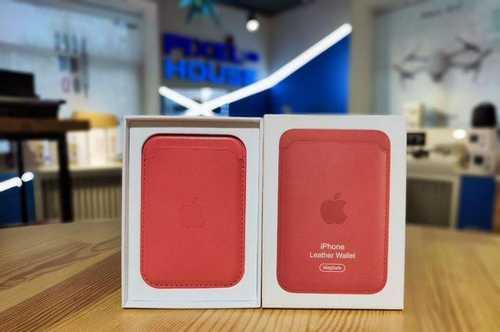 Кардхолдер iPhone Leather MagSafe pink