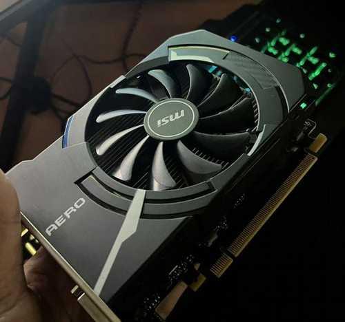 Видеокарта MSI GTX 1050 aero