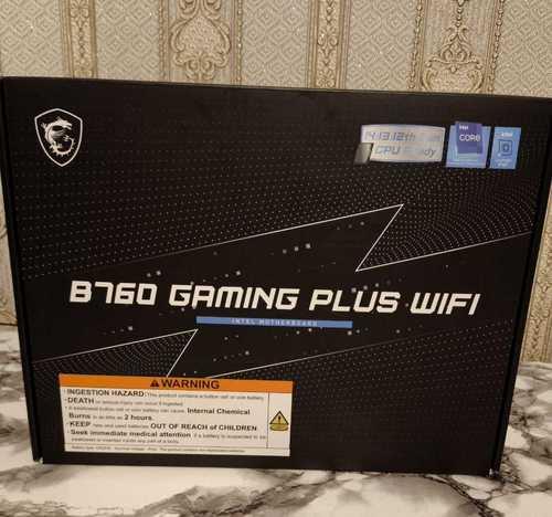 Материнская плата B 760 Gaming plus wifi