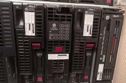 HP D2220sb Storage Blade + 12 дисков по 900 Гб