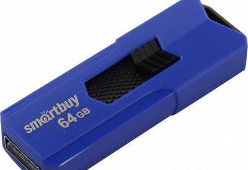 Флеш-накопитель Smartbuy Stream USB 2.0 64GB, сини
