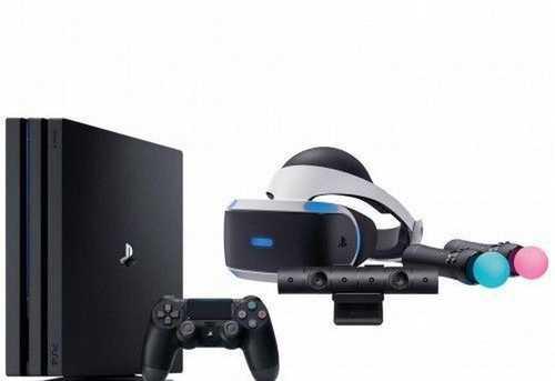 Sony PS4 Pro 1TB+ очки VR