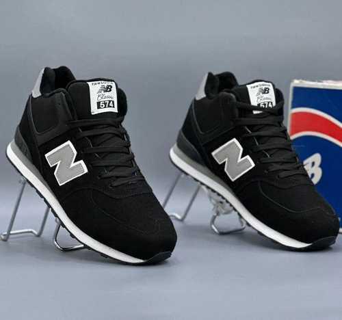 Кроссовки new balance 574 зимние