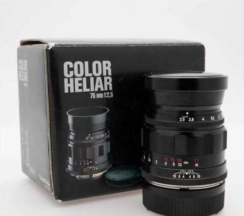 Voightlander Color-Heliar 75mm f/2.5