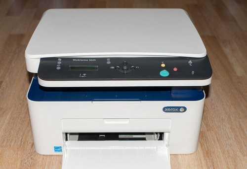 Менее месяца использовался мфу Xerox 3025 WiFi