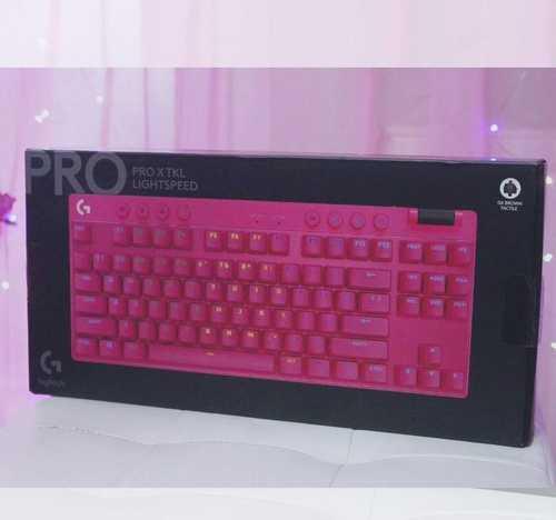 Новая клавиатура Logitech g pro x pink