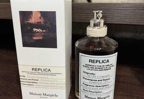 Maison margiela replica by the fireplace