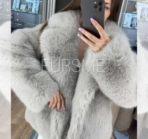 Шуба серая люкс XS s M L XL zara lime