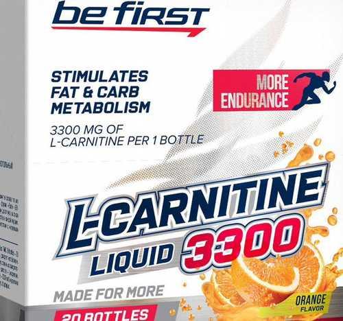 L-carnitine 3300 в ампулах, апельсин