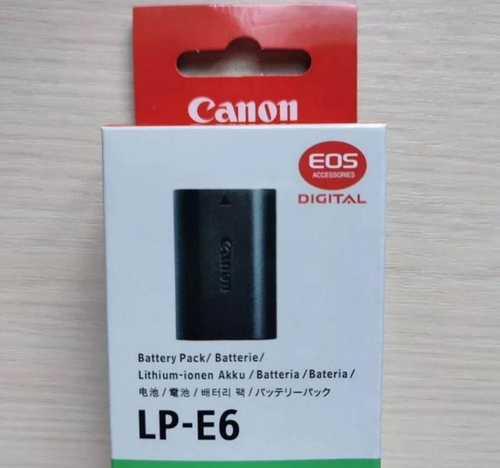 Canon LP-E6 Новый АКБ в заводской упаковке