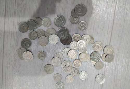 Монеты 10, 15 и 20 коп. СССР