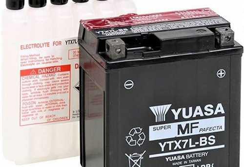 Гелевый AGM аккумулятор Yuasa YTX7L-BS на скутер