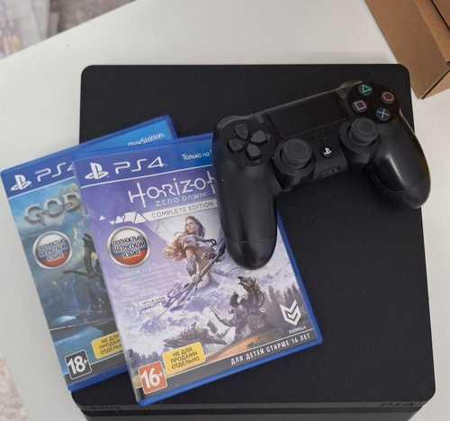 Sony playstation 4 slim 1tb с играми