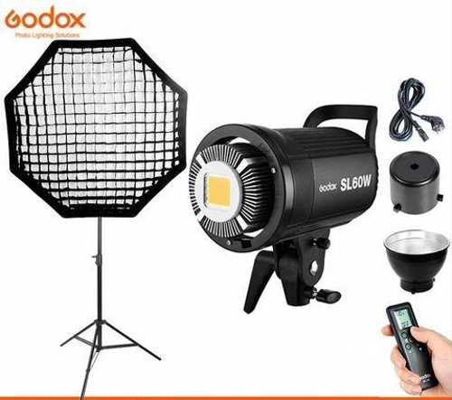 Godox SL-60W 5600K студийный осветитель для видео