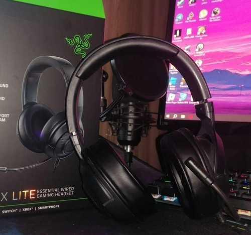 Игровые наушники с микрофоном razer kraken x lite