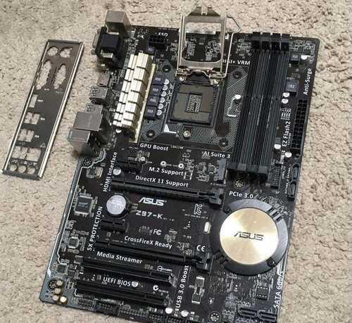 Материнская плата Asus z97-k (s1150)