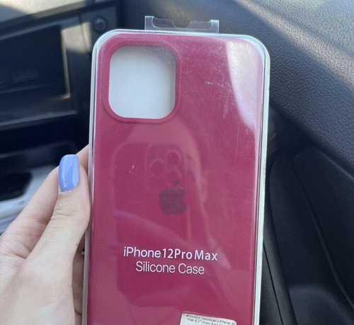 Чехол на iPhone 12 pro max silicon case