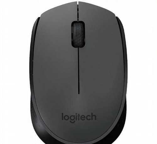 Беспроводная мышь Logitech M170, серый