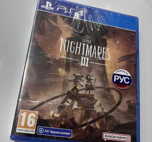 Little nightmares 3 ps4 (Новый диск)