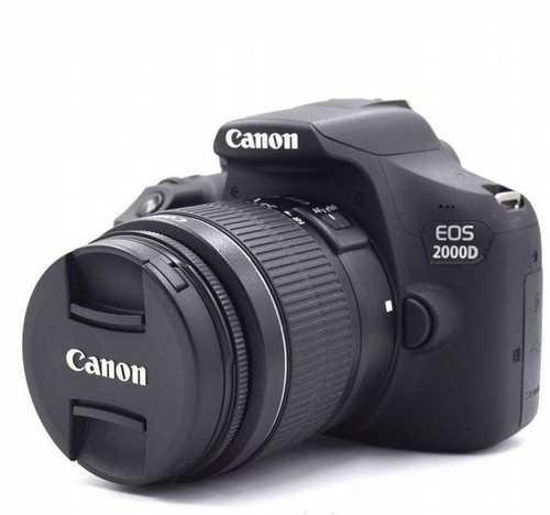 Зеркальный фотоаппарат Canon EOS 2000D Kit