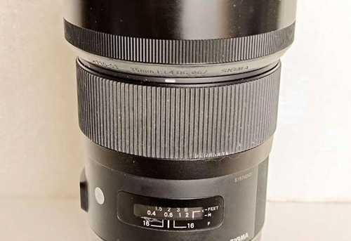 Фотообъектив Sigma 35mm f1/4 для Nikon
