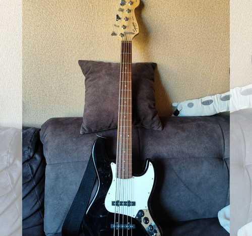 Бас гитара fender squier affinity jazz bass V