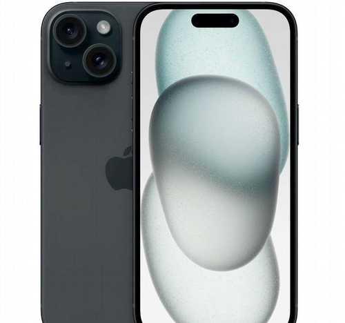 Смартфон Apple iPhone 15 128GB eSIM, Black (Черный)