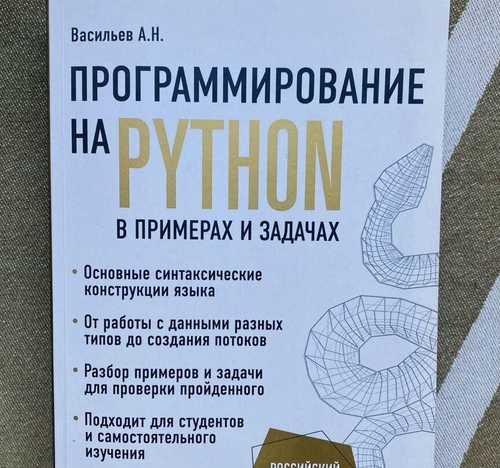 Программирование на Python в примерах и задачах