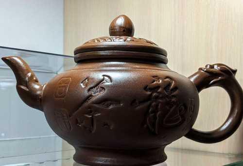 Чайник глиняный «Чай Дракона» 1 литр