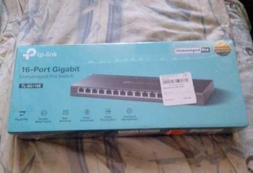 Свитч 16 port gigabit PRO switch