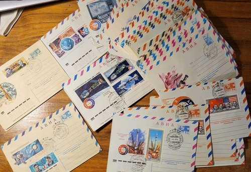 Почтовые конверты СССР со спецгашением