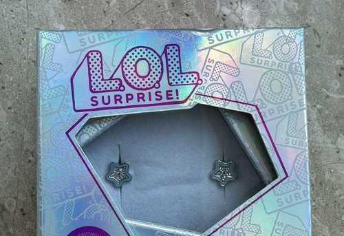 Детские серьги L.O.L. Surprise swarovski