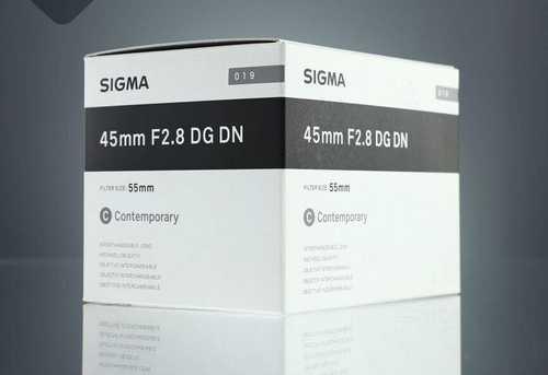 Sigma AF 45mm F/2.8 DG DN Contemporary (Новый)