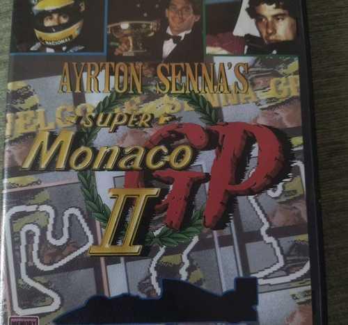 Ayrton Senna's Super Monaco GP 2 картридж Sega MD2